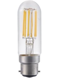 LED Ba22d Fila Tube T30x95 230V 500Lm 5W 927 AC Clear Dim - | Schiefer